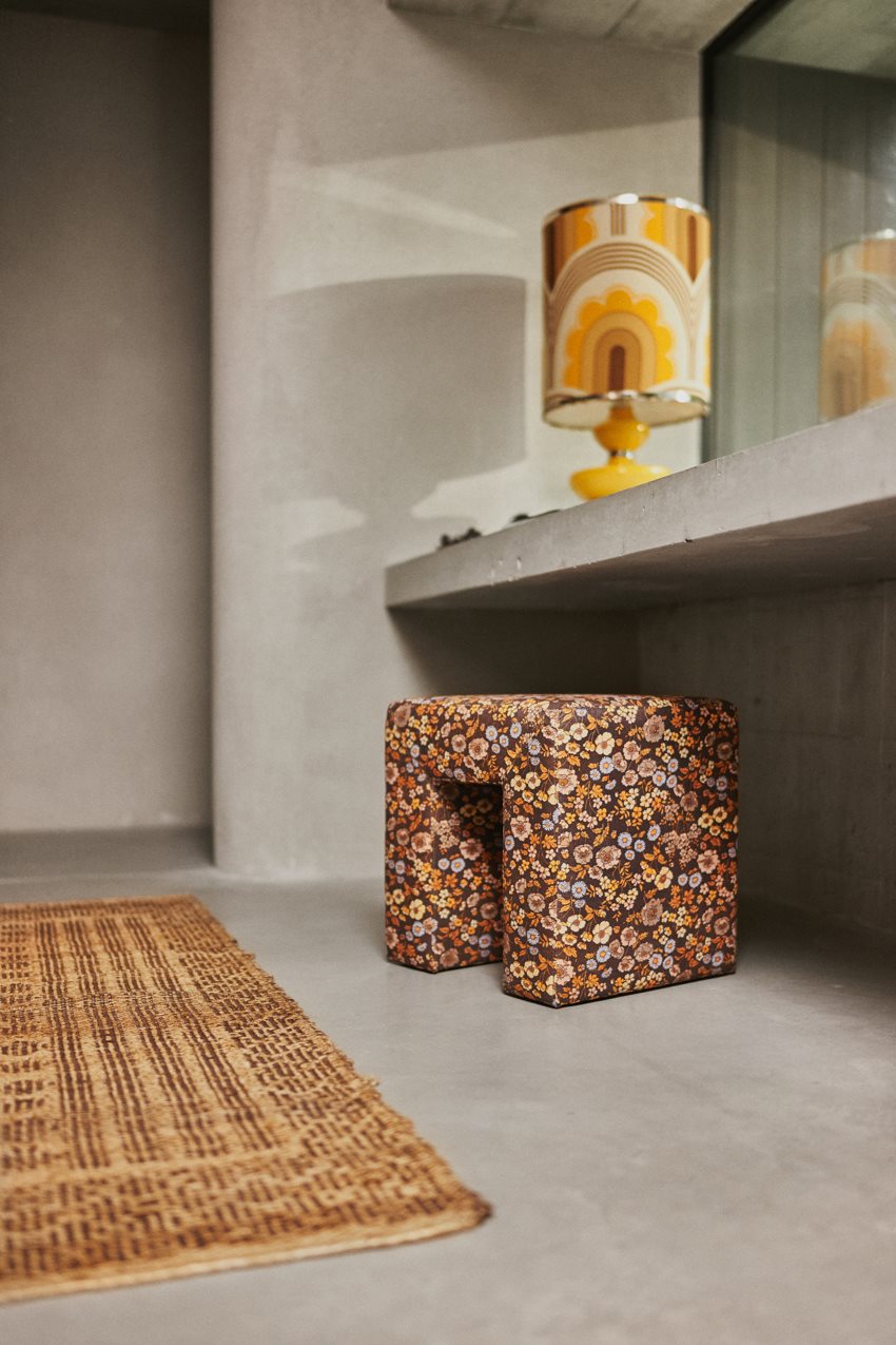 HKliving® Lobby stool Bloom - Zoomers aan Zee